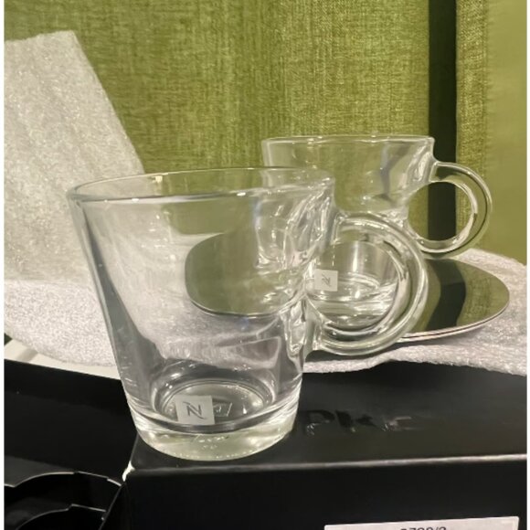 Nespresso | Kitchen | Nespresso Set Glass Collection Espresso Cups ...